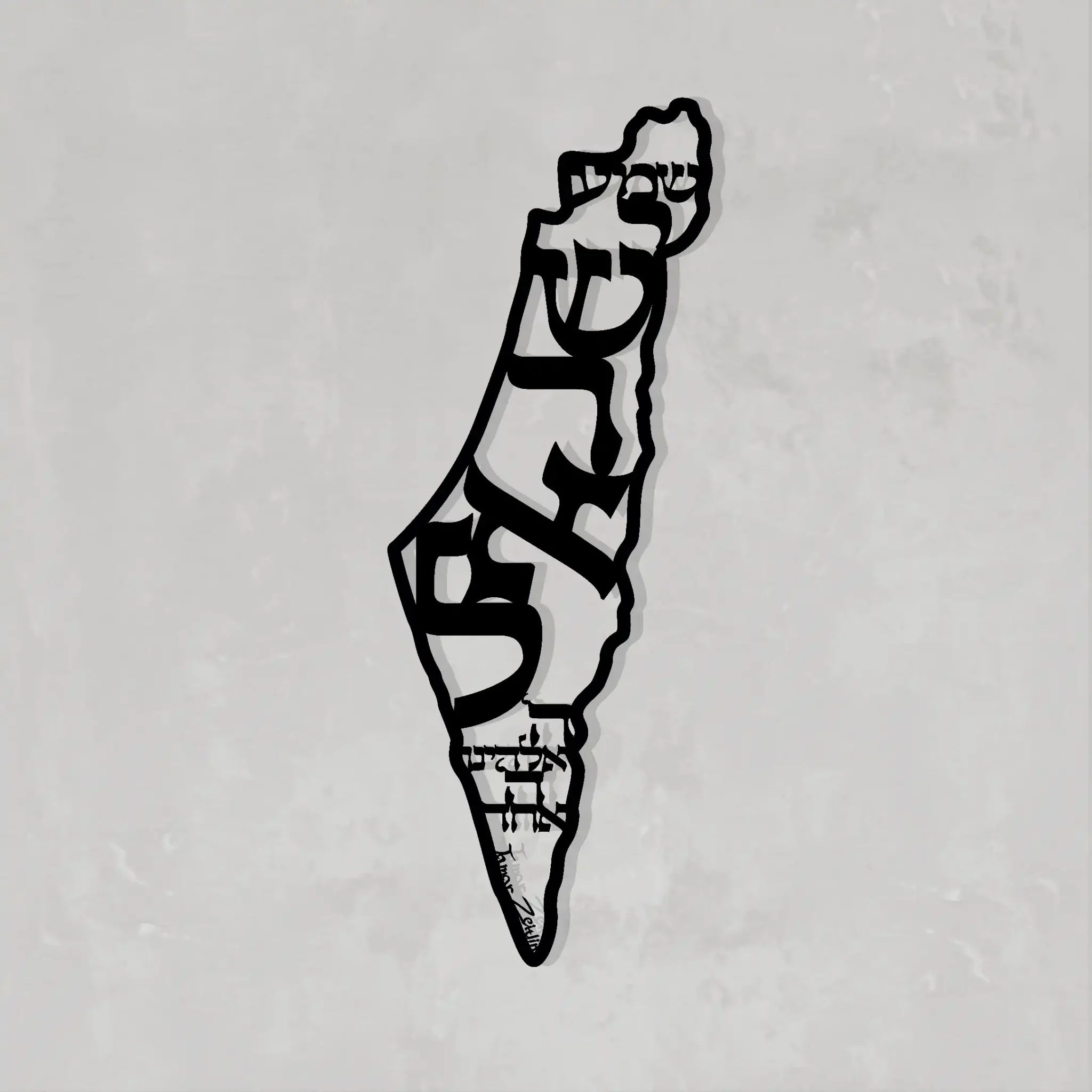 שמע ישראל - תמונת מתכת - גלריית צייטלין - גלריית הציורים של תמר צייטלין